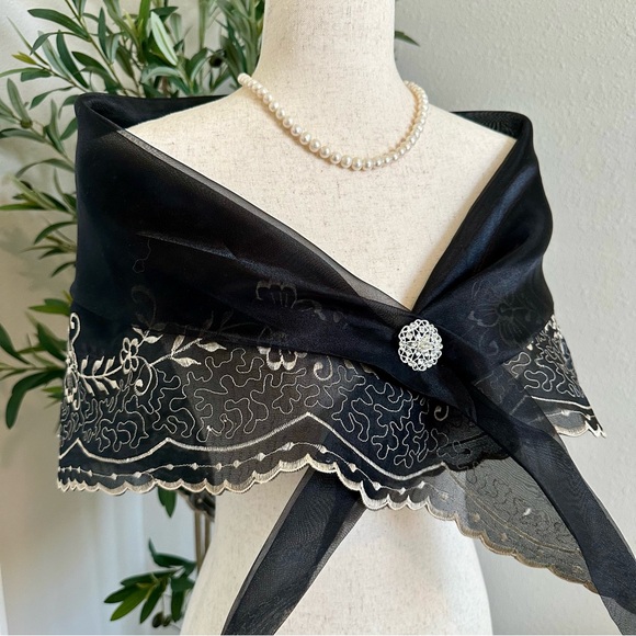 Accessories | Alampay Panuelo With Pin | Poshmark